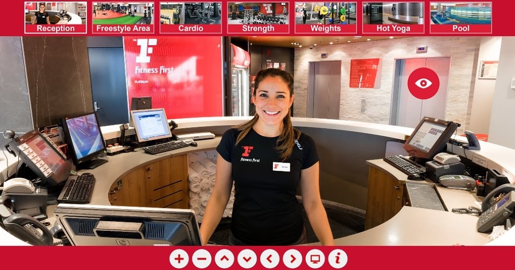 Fitness First virtual tours