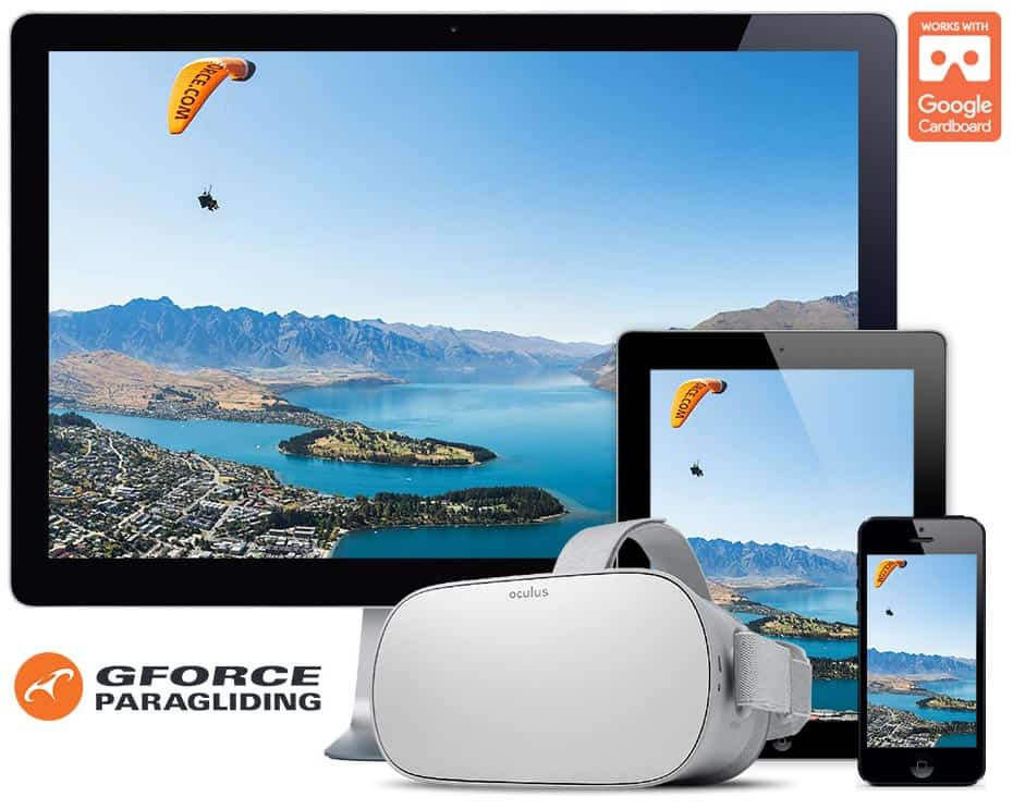 GForce Paragliding 360° Virtual Tour - Virtual Reality Production ...